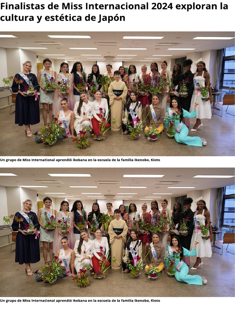 Finalistas de Miss Internacional 2024 Exploran La Cultura y Estética de ...