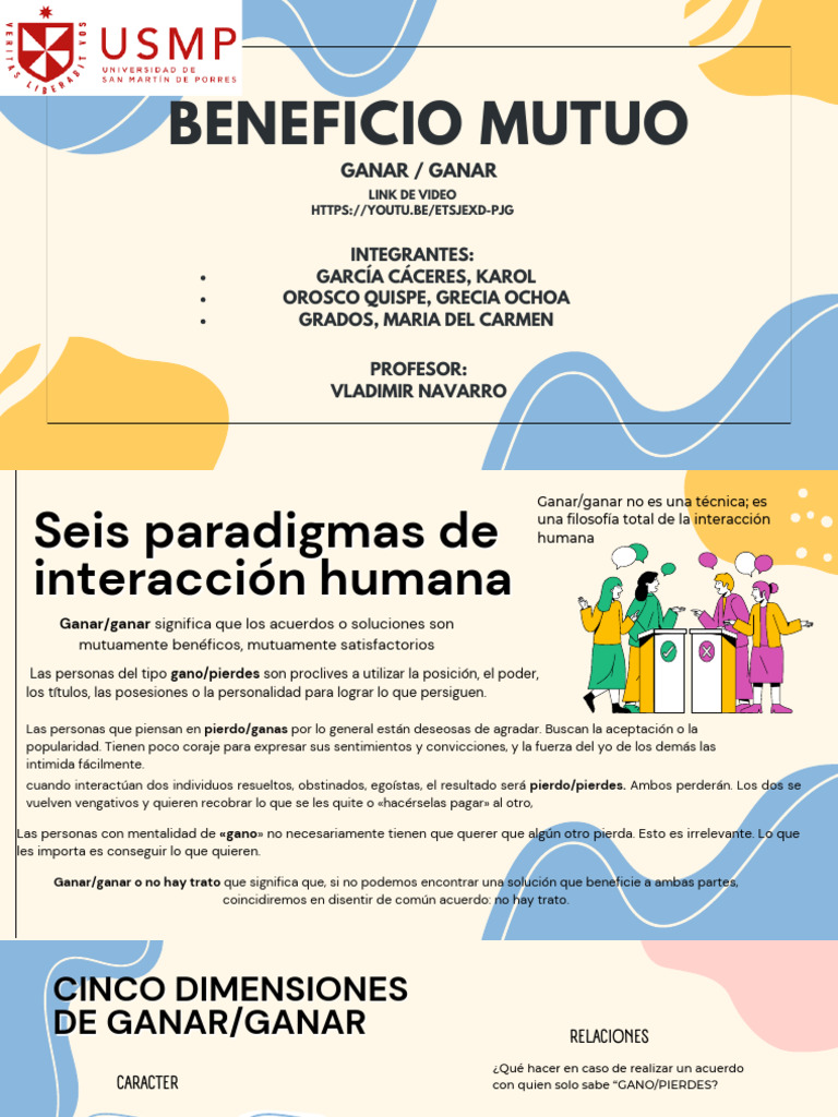 Hábito Del Beneficio Mutuo-Grupo 4 | PDF | Psicología Social | Sicología