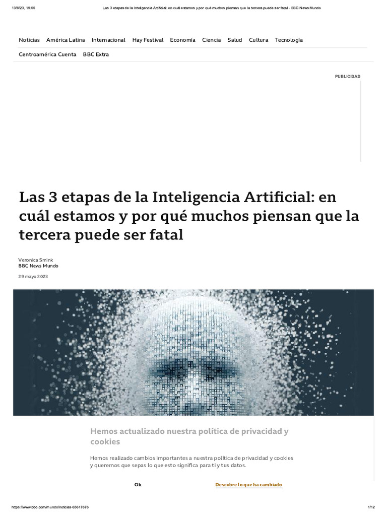 Las 3 Etapas de La Inteligencia Artificial | PDF