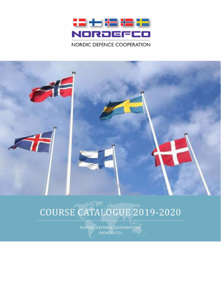 NORDEFCO Course Offerings Overview | PDF | Military | International ...