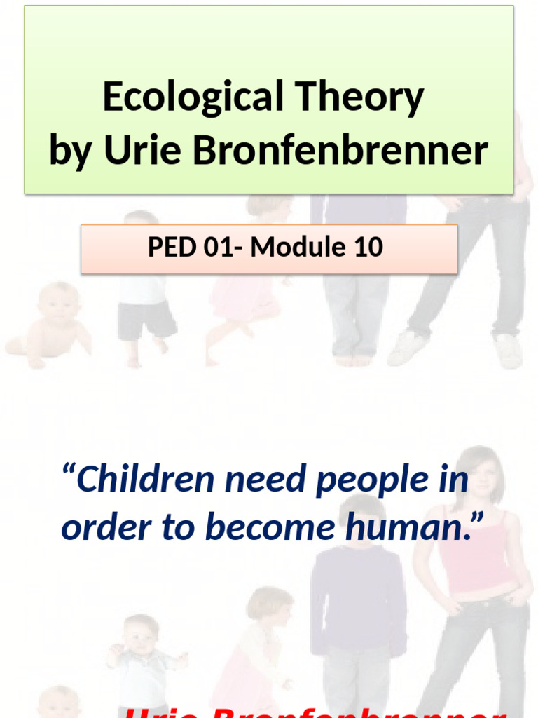 Bronfenbrenners Theory | PDF