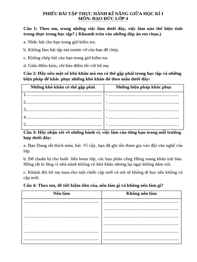 Dao Duc 4 Tuan 11 - 1811202114 | PDF