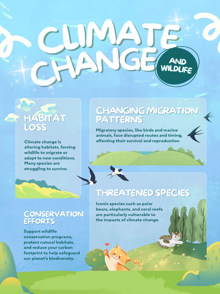 Blue Illustrative Environment Conservation Poster | PDF | Science ...