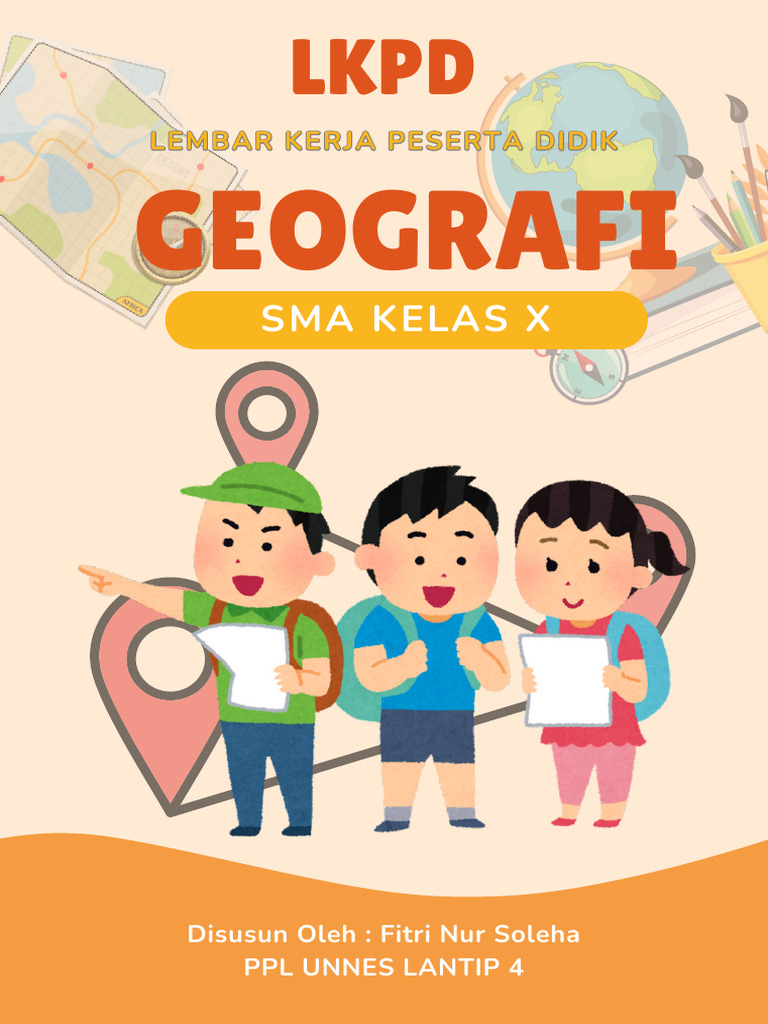 LKPD Geografi X Peta | PDF | Griya & Taman | Seni