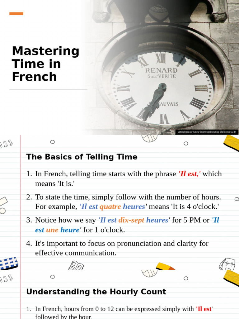 Time in French | PDF