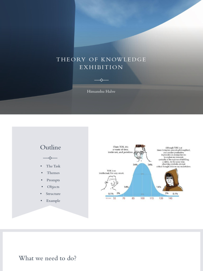 Theory of Knowledge Exhibition Himanshu 1 | PDF | Knowledge | Cognitive ...
