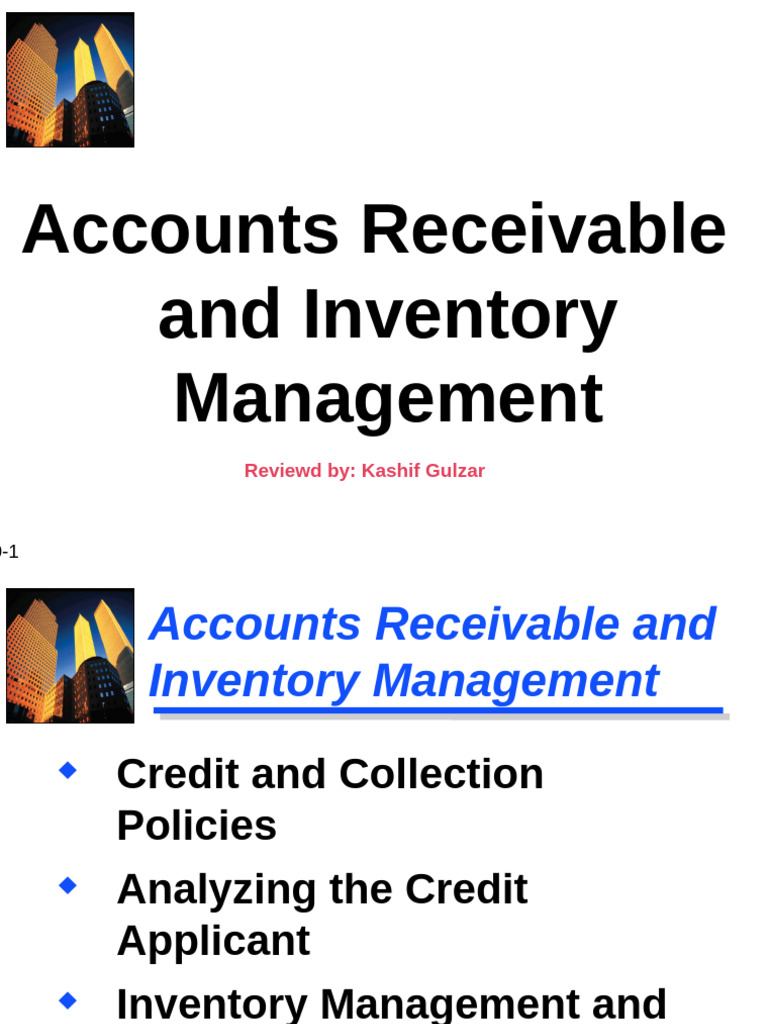 Accounts Receivable Management Strategies | PDF | Inventory | Discounting