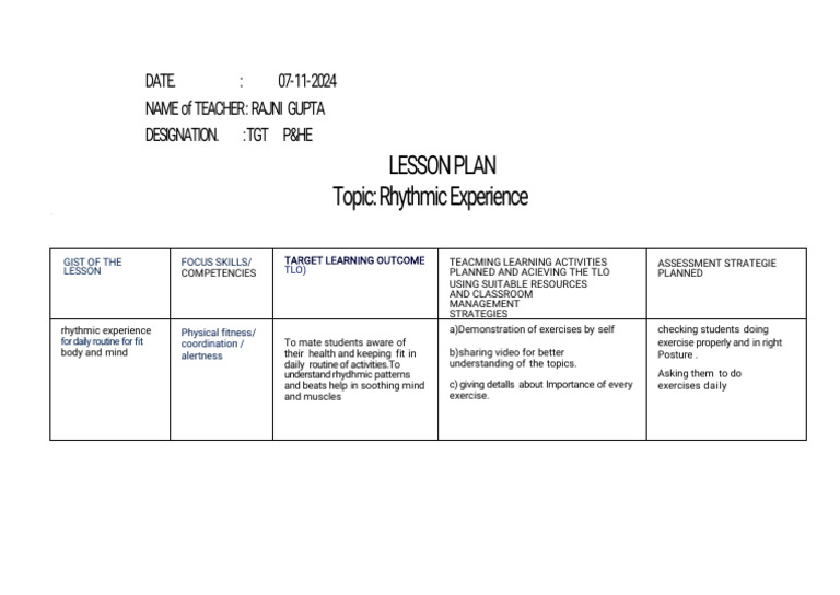 Lesson Plan DATE 07 11 2024.-WPS Office | PDF