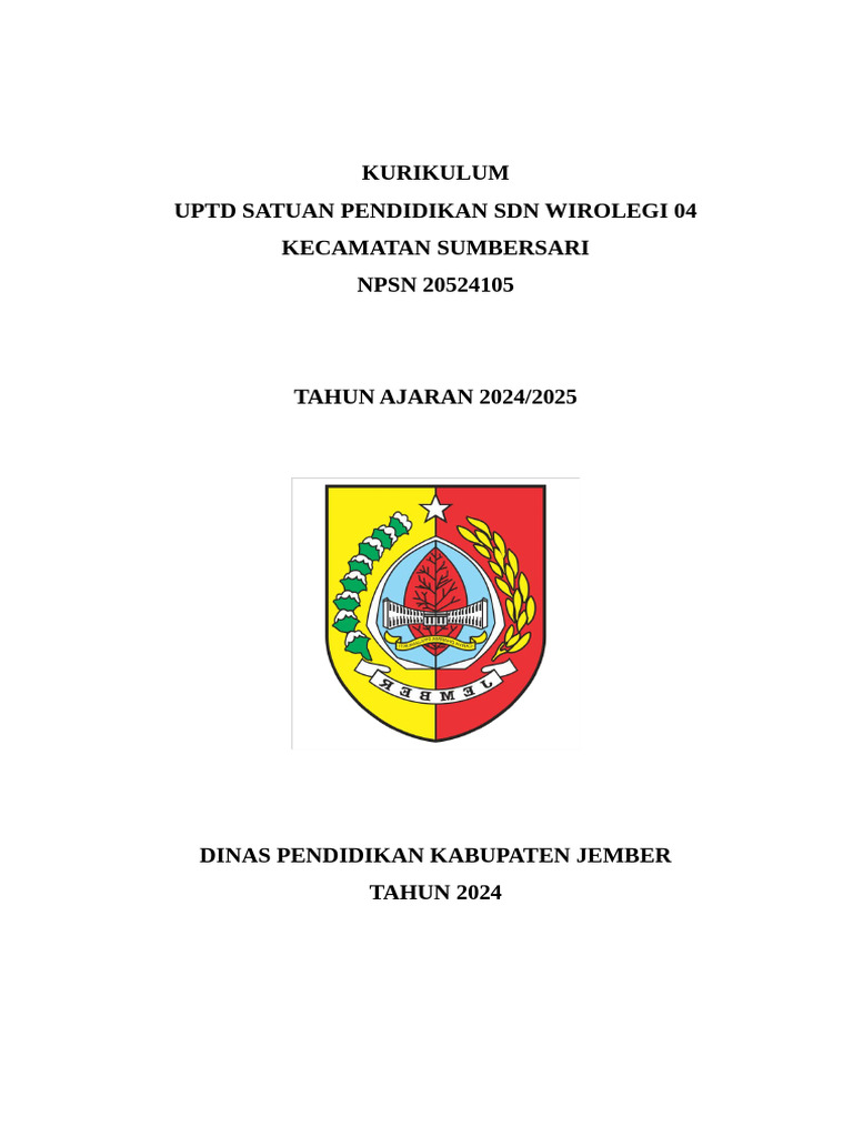 Contoh KSP Kab Jember | PDF