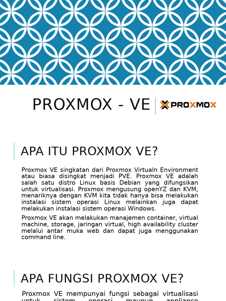 Proxmox - Ve | PDF