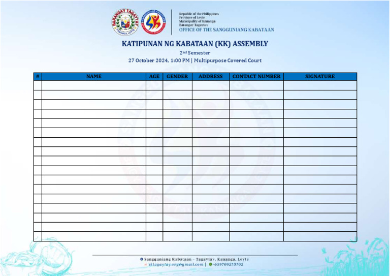 KK Assembly 2nd Semester 2024 | PDF