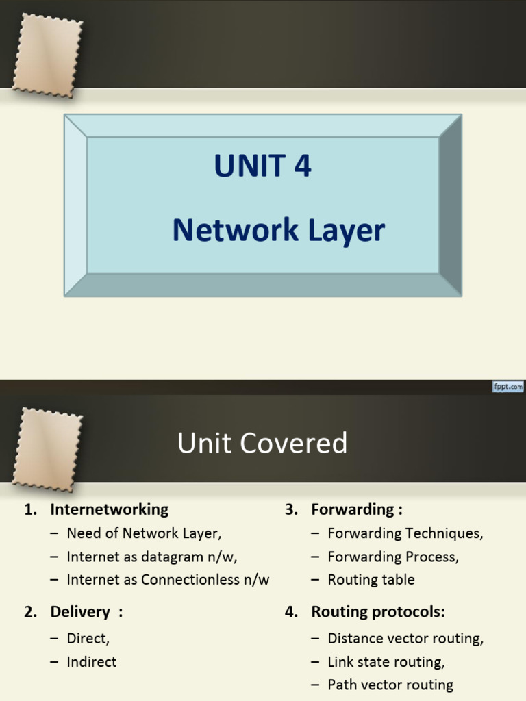 CN_Unit_4 | PDF | Routing | Computer Network