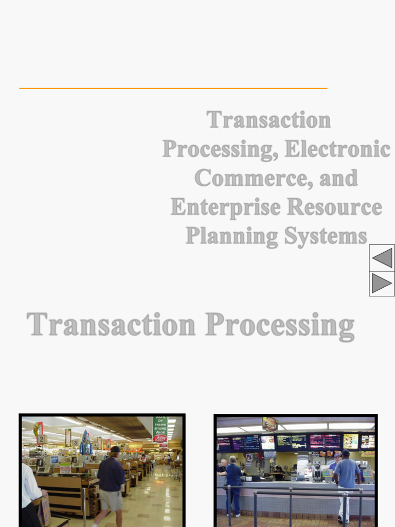 1-Transaction Processing Systems | PDF | Point Of Sale | Accounts Payable