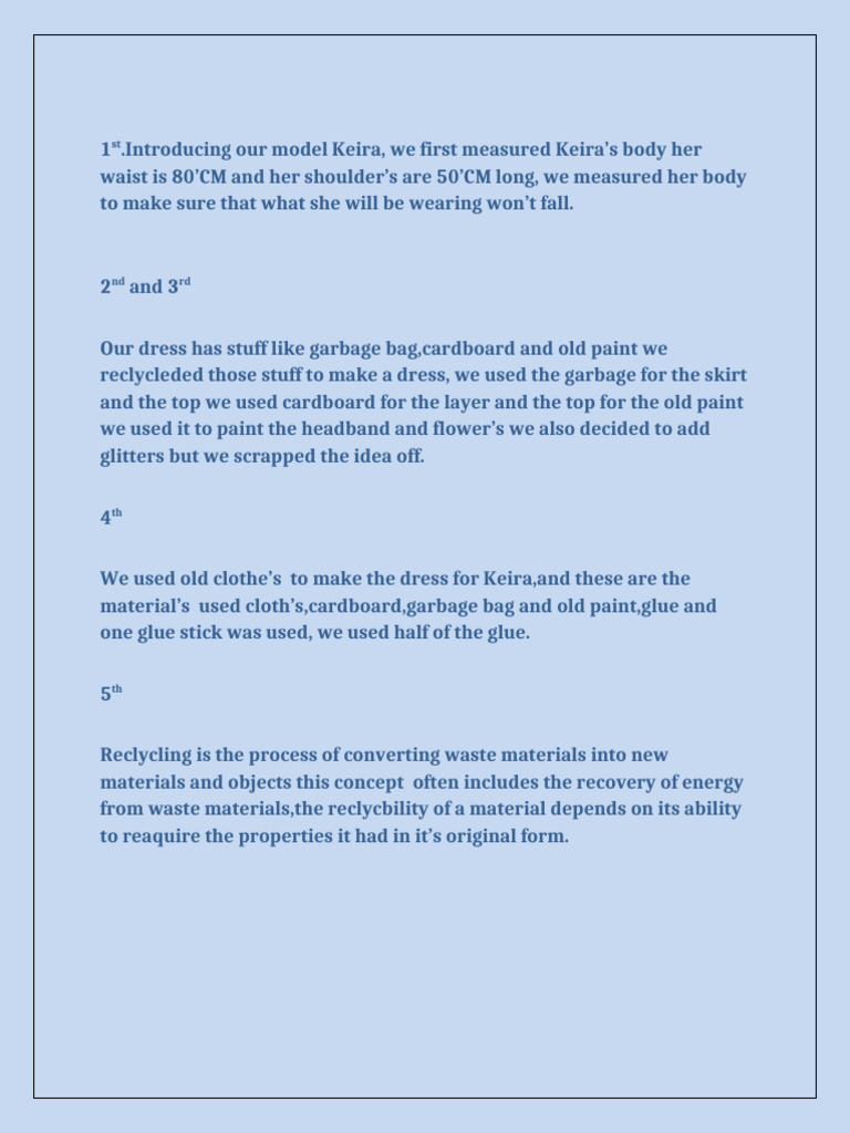 Script For Fashion Show. | PDF | Home & Garden