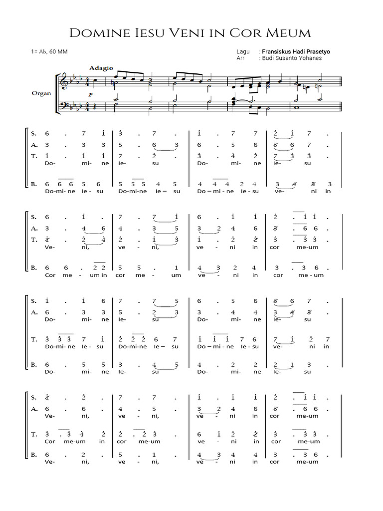 Domine Iesu Budi Susanto | PDF