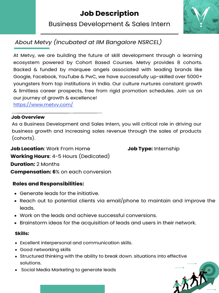 Business Development and Sales Intern JD | PDF