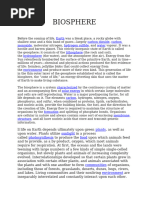 THE BIOSPHERE Grade 7 | PDF | Earth | Plants