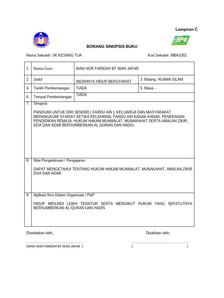 Sinopsis SPLKPM 1 | PDF