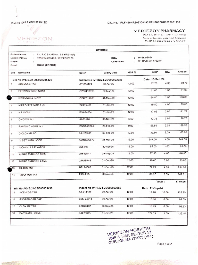 MEDICINEBILL | PDF