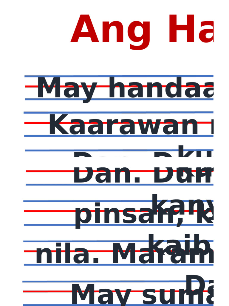 Ang Handaan | PDF