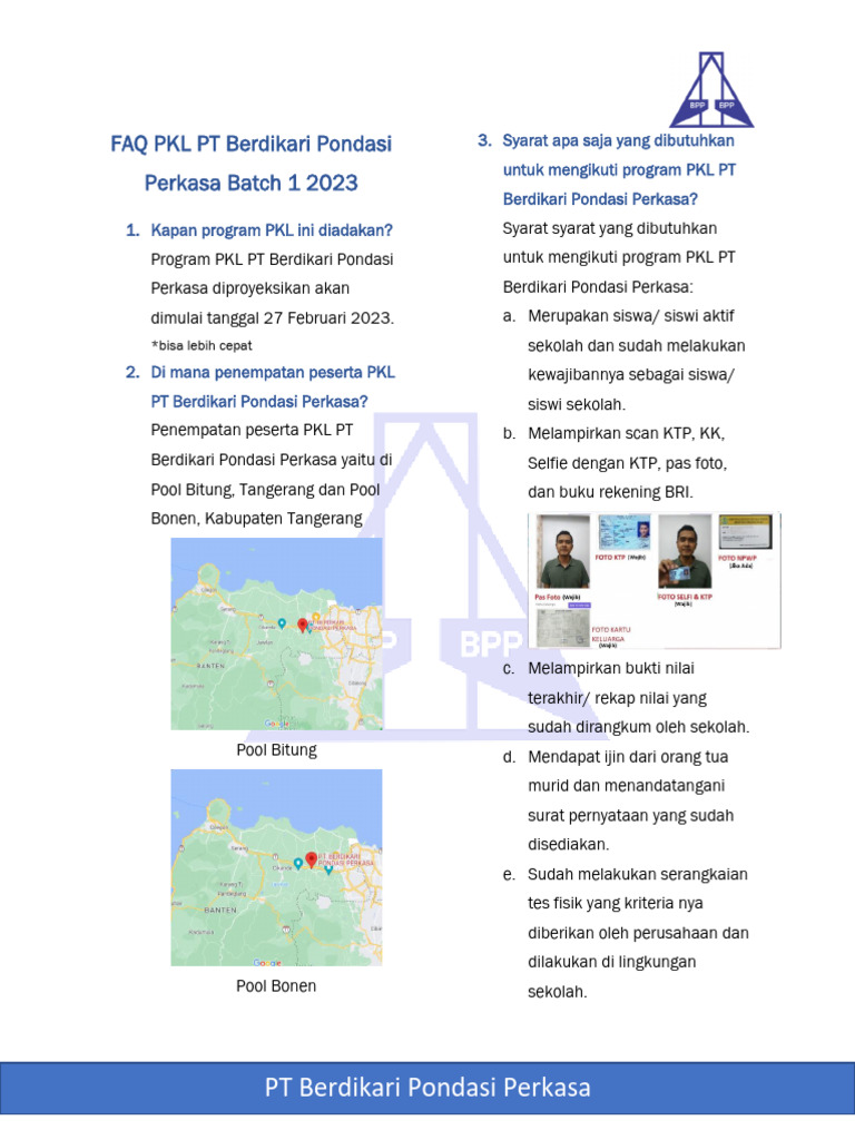 FAQ PKL Berdikari Pondasi 2023 | PDF | Bisnis | Pengelolaan Keuangan & Uang