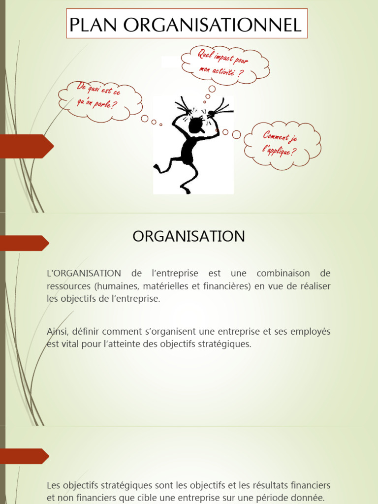 Plan Organisationnel | PDF | Business | Gestion des ressources humaines