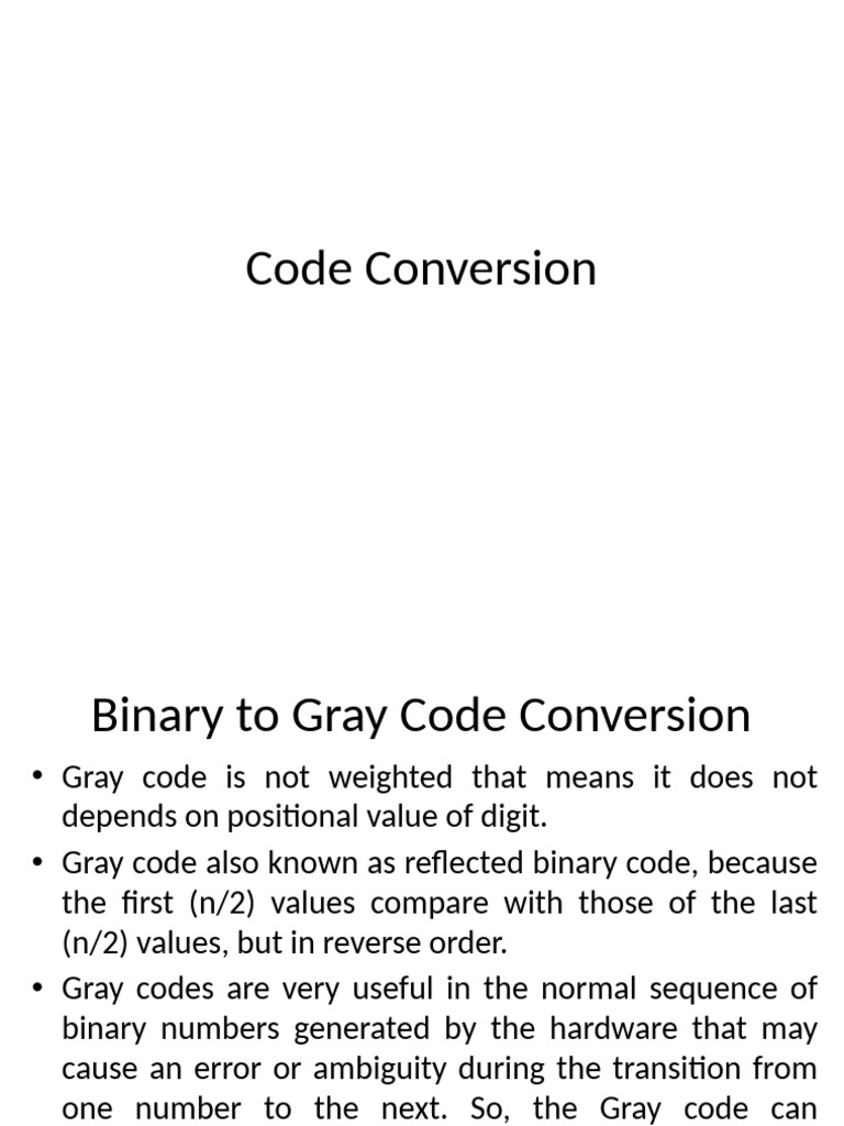 Code Conversion Pdf Binary Coded Decimal Theory Of Computation 5757