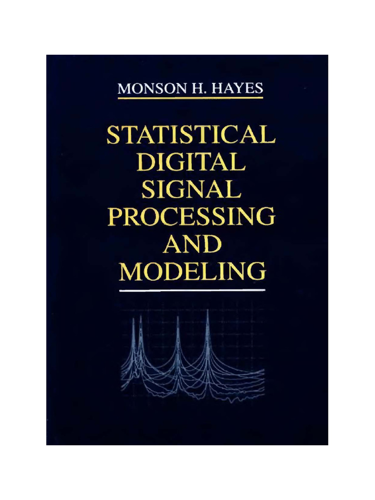 M Hayes Statistical Digital Signal Proc Part 1 | PDF