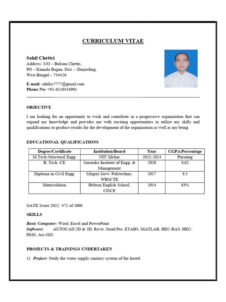 SAhil CV | PDF | Art