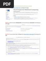 R and RStudio Installation Guide | PDF