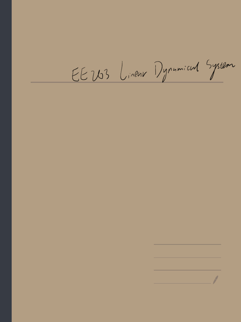 EE263 Hw2 | PDF | Mathematical Physics | Matrix Theory