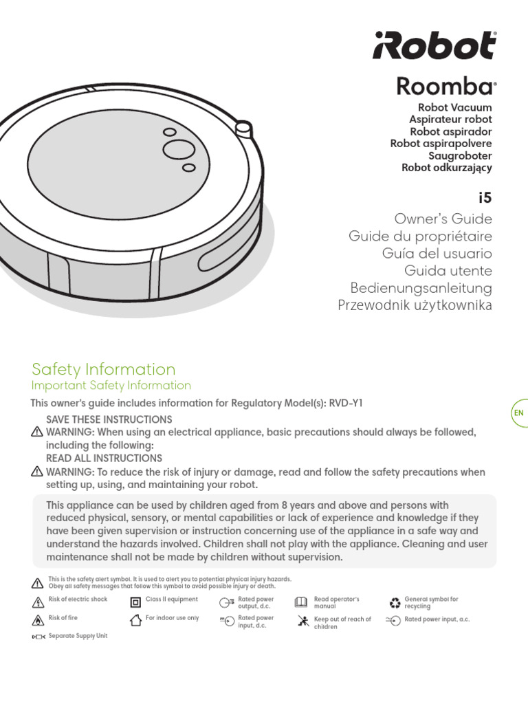 Irobot I5+ | PDF