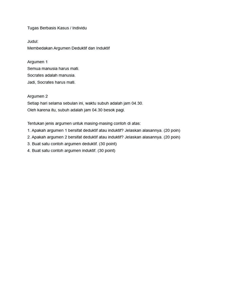 Tugas Case Sesi 1 | PDF