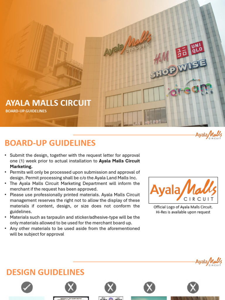 01 Merchant Board Up Guidelines | PDF