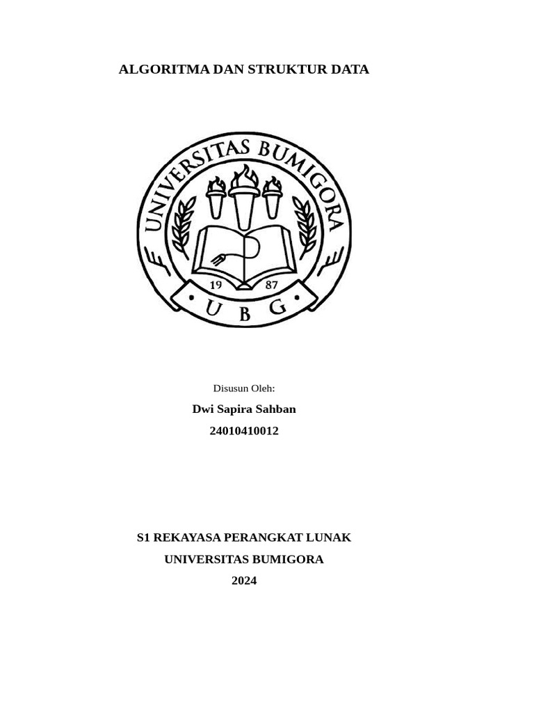ALGORITMA DAN STRUKTUR DATA dwiii | PDF ALGORITMA DAN STRUKTUR DATA dwiii | PDF