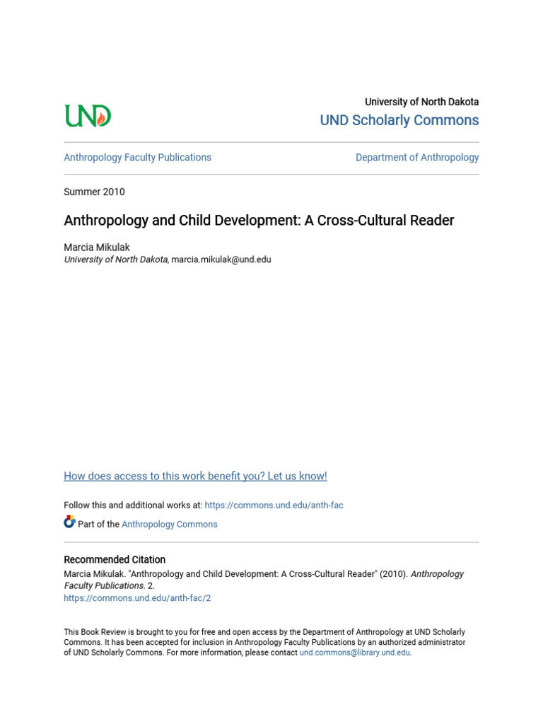 Cross-Cultural Insights on Child Development | PDF | Anthropology ...