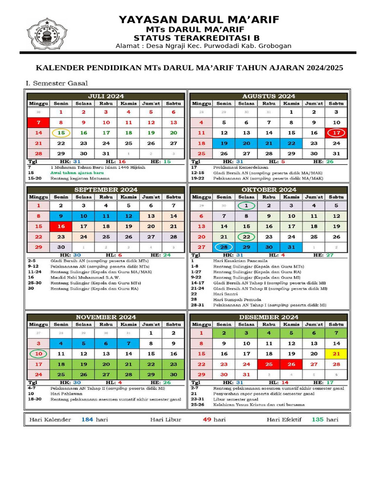 Kaldik 2024 2025 | PDF