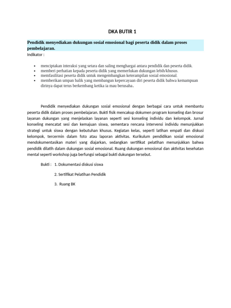 Akreditasi Mts Dka | PDF