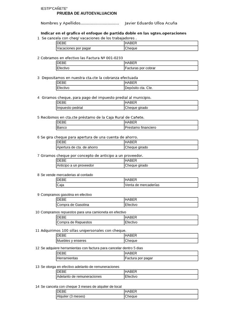 Casos Practicos VB (ENVIAR A PLATAFORMA) + Ejercicio de Aplicación | PDF | Servicios financieros ...