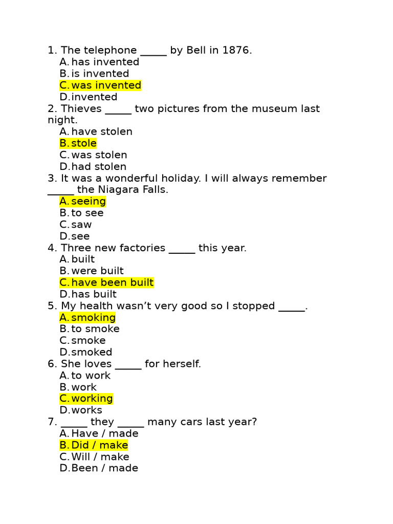 Engtest P.cook | PDF | Nylon