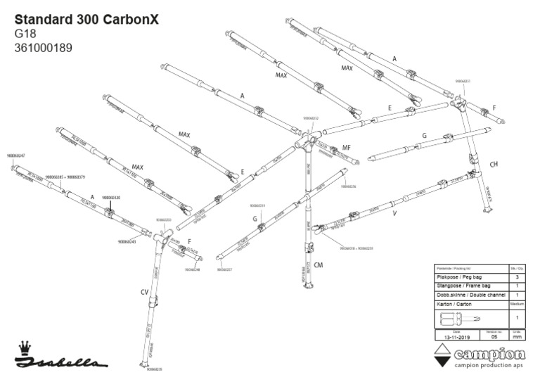 CarbonX Frame 300 Standard G18 | PDF