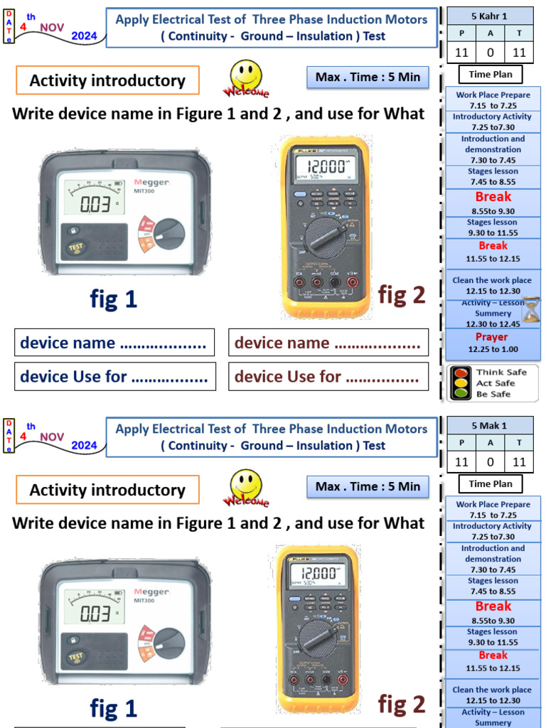 Apply Electrical Test of Electrical Motors | PDF | Power Engineering ...