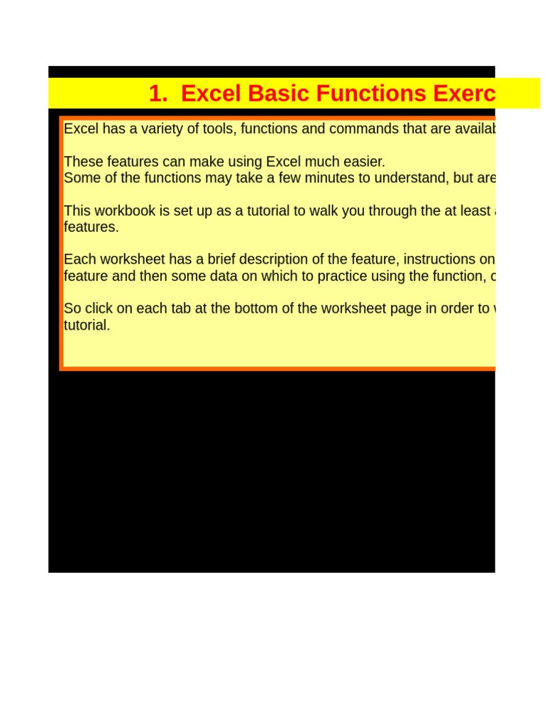 Y9 W02 L03 Excel Basic Functions Exercise 9DigiTech | PDF | Microsoft Excel | Worksheet