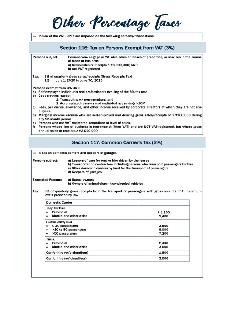 Tax Opt | PDF