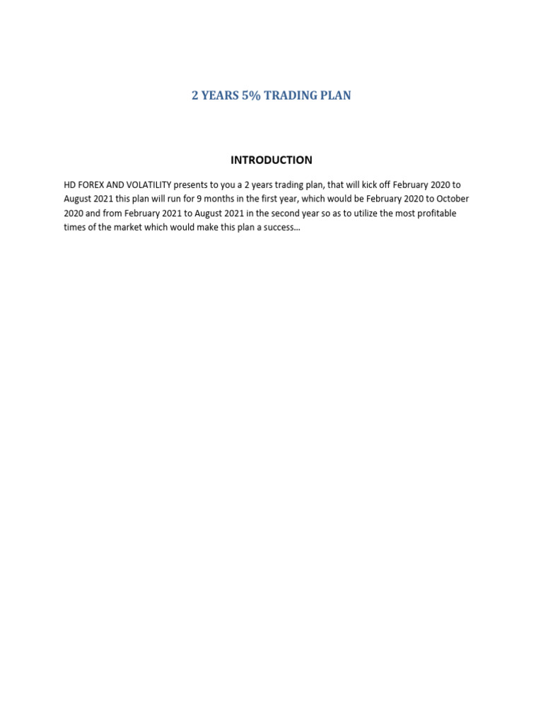 HD 2 Years Plan PDF | PDF | Business | Economies