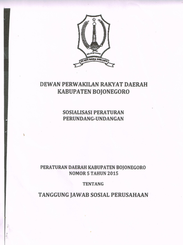 Perda BJN 5 - 2015 | PDF