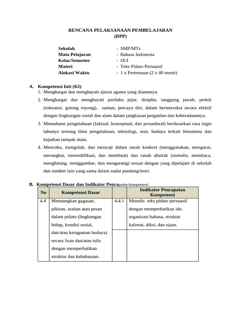 RPP Kelas 9 Konservasi Energi | PDF | Karier & Perkembangan | Seni & Disiplin Bahasa