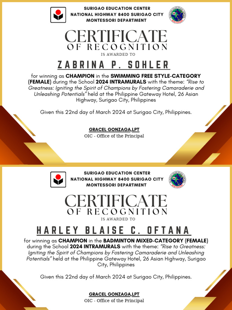 Modern Elegant Certificate of Appreciation | PDF