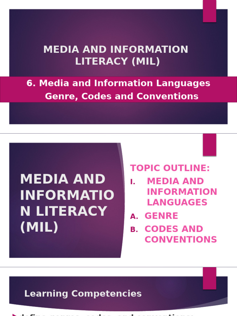 Media and Information Languages Part 1 Genre Codes and Conventions Copy 2 | PDF | Camera | Genre