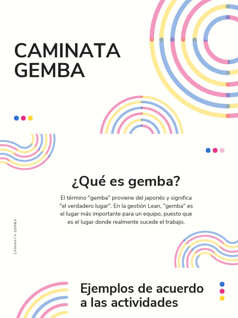 Guía de Caminata Gemba en Lean Management | PDF | Indicador de ...